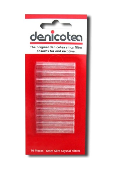 Denicotea Karbon Sigara Filtresi 6Mm (10'lu Adet) Denicotea Karbon Sigara Filtresi 6Mm (10'lu Adet)