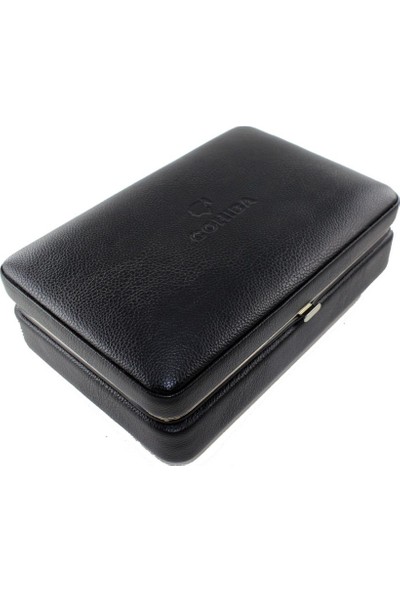 Humidor Cohiba Seyahat Humidoru Çakmak Ve Kesicili Siyah Humidor Cohiba Seyahat Humidoru Çakmak Ve Kesicili Siyah