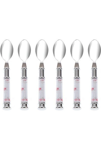 Biev Pretty Rose 6Lı Çay Kaşığı