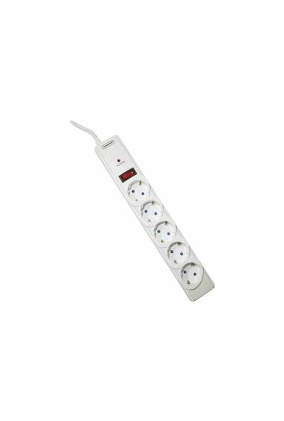 Bandridge 5 Port Akım Korumalı Priz (Beyaz) Bandridge 5 Port Akım Korumalı Priz (Beyaz)
