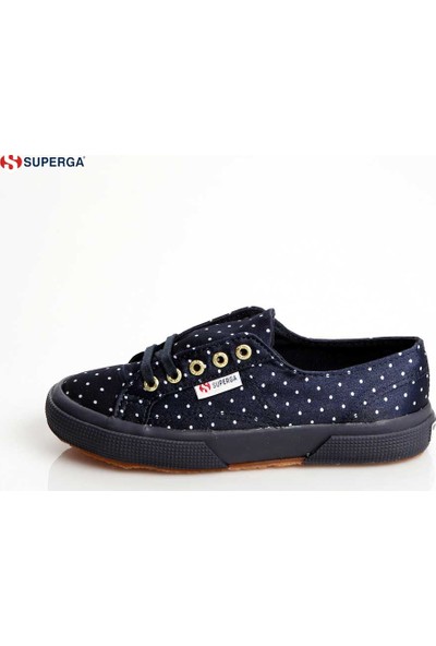Superga Kız Çocuk Ayakkabı Lacivert 2750-DOTSSATINJ