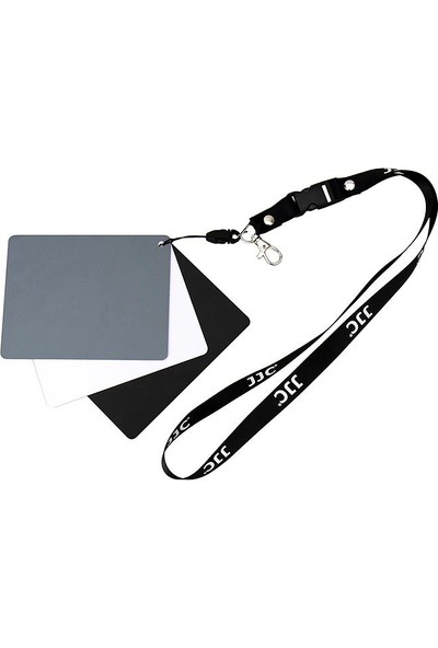 JJC 3in1 Beyaz Ayarı & Gri Kart Seti (10 x 13 cm) JJC 3in1 Beyaz Ayarı & Gri Kart Seti (10 x 13 cm)