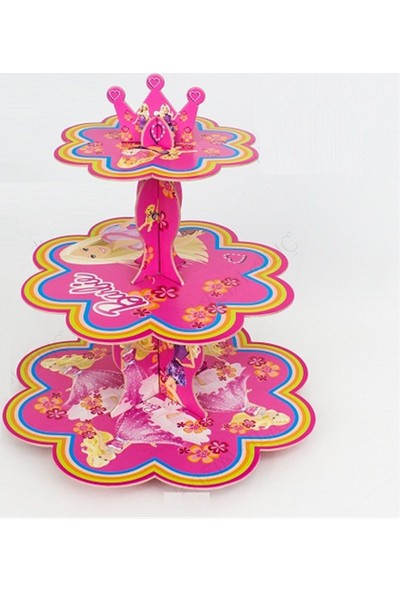 Partypark Barbie Kek Standı