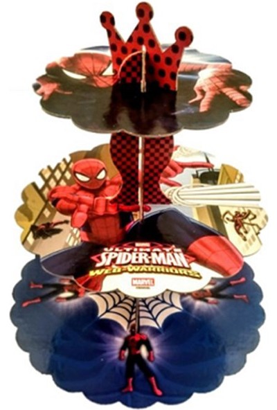 Partypark Örümcek Adam Kek Standı Partypark Örümcek Adam Kek Standı