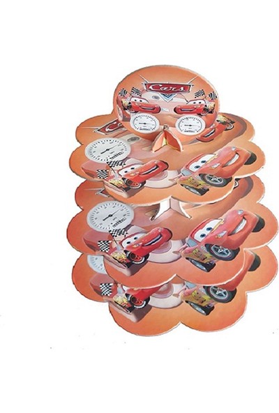 Partypark Şimşek Mcqueen Kek Standı
