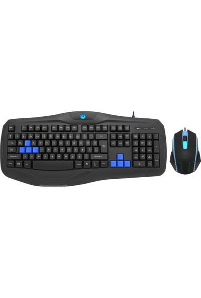 Gamemax FK-G450QU Kablolu Oyuncu Klavye & Mouse Set Gamemax FK-G450QU Kablolu Oyuncu Klavye & Mouse Set
