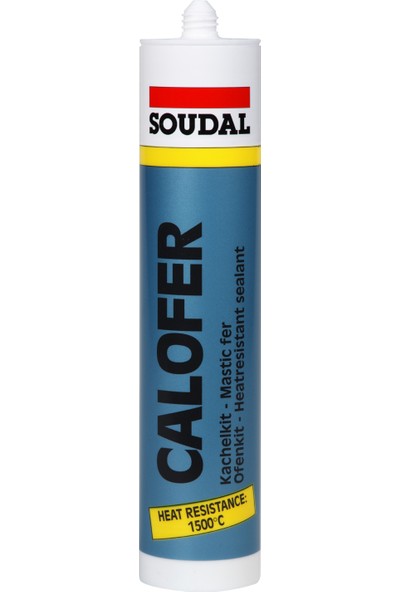 Soudal Calofer 1500 Derece Isıya Dayanıklı Mastik 310 ML. Soudal Calofer 1500 Derece Isıya Dayanıklı Mastik 310 ML.