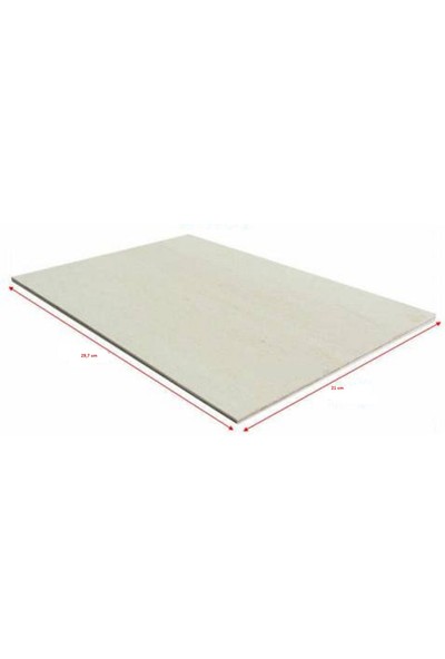 Gül Masa Kavak Kontraplak I.Kalite Kalınlık : 4 mm Kontrplak Ölçü : A4 = 5 Adet Birden