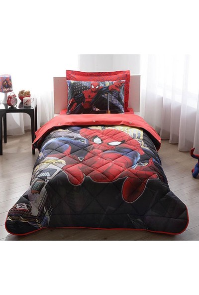 Taç 3051 Lisanslı Spiderman In City Tek Kişilik Uyku Seti 60141369 Taç 3051 Lisanslı Spiderman In City Tek Kişilik Uyku Seti 60141369