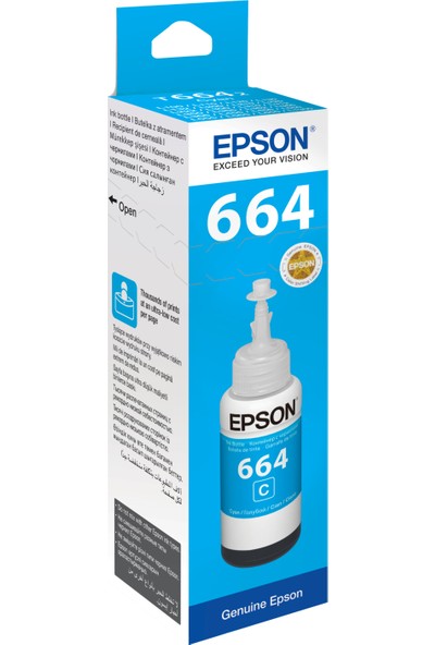 Epson T6642 L100/L200 70ml Mavi Mürekkep Epson T6642 L100/L200 70ml Mavi Mürekkep