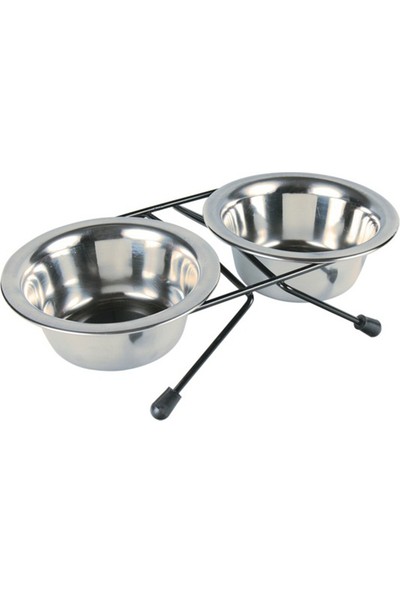 Trixie Paslanmaz Çelik İkili Mama Kabı S Trixie Paslanmaz Çelik İkili Mama Kabı S