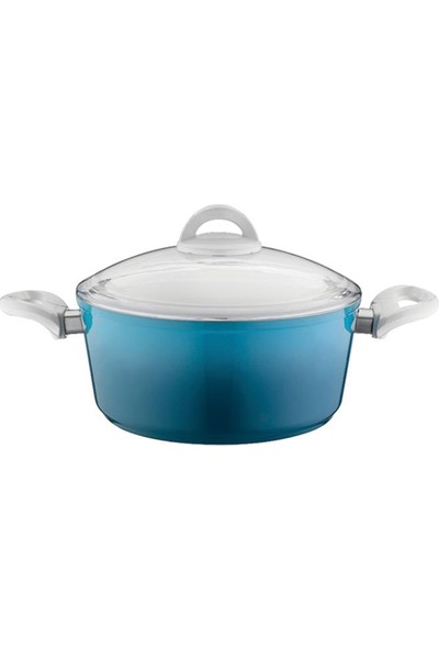 Schafer Seraşef Plus 22 cm Turkuaz Derin Tencere Schafer Seraşef Plus 22 cm Turkuaz Derin Tencere