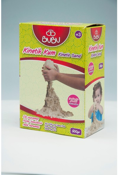 Bu-Bu Kinetik Kum 500 Gr. Natural