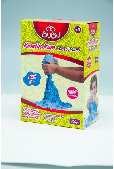 Bu-Bu Kinetik Kum 500 Gr. Mavi Bu-Bu Kinetik Kum 500 Gr. Mavi
