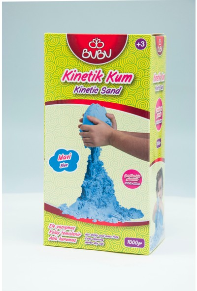 Bu-Bu Kinetik Kum 1000 Gr. Mavi Bu-Bu Kinetik Kum 1000 Gr. Mavi