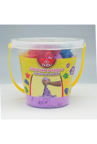 Bu-Bu Kinetik Kum Kova 500 Gr. Mor