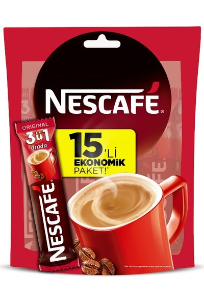 Nescafe 3'ü 1 Arada 15'li
