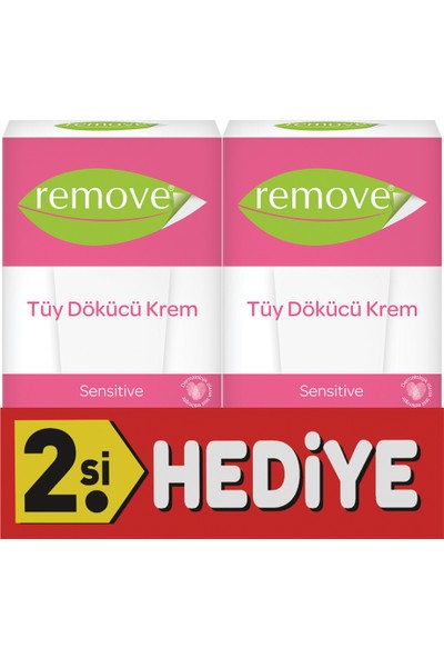Remove Tüy Dökücü Krem 50 Ml Hassas 2'li Özel Set Remove Tüy Dökücü Krem 50 Ml Hassas 2'li Özel Set