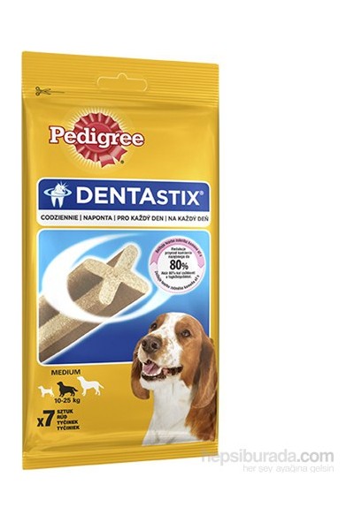 Pedigree Dentastix Orta Boy Köpek Ödülü 7'li 180 Gr x 10 Adet