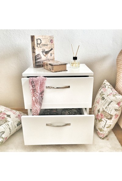 Kzy 2 Çekmeceli Komodin