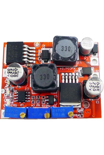 China Dc-Dc Ayarlanabilir Voltaj Yükseltici-Düşürücü Regülatör Kartı - Lm2577 + Lm2596 China Dc-Dc Ayarlanabilir Voltaj Yükseltici-Düşürücü Regülatör Kartı - Lm2577 + Lm2596