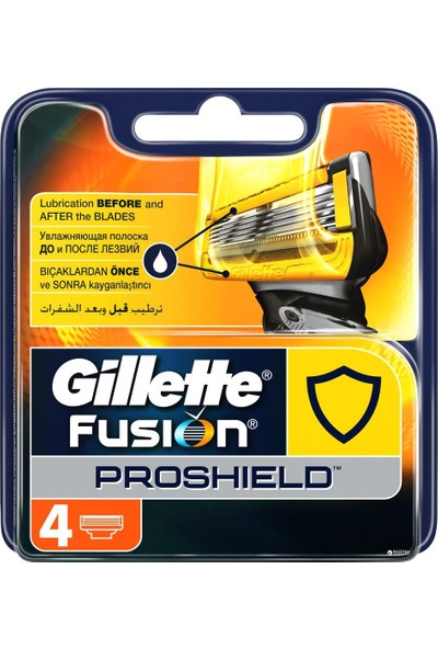 Gillette Fusion Proshield 4' Lü Yedek