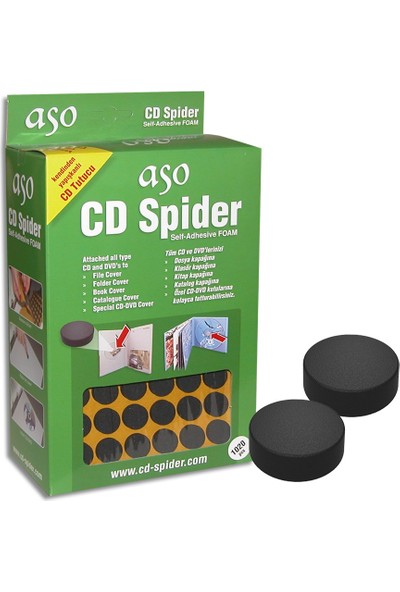 Aso Cd/Dvd Tutucu Arkası Yapışkanlı Eva Sünger 1000 Adet