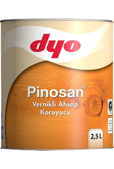 Dyo Pinosan Vernikli Ahşap Koruyucu Naturel 2,5 lt