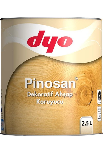 Pinosan Dekoratif Ahşap Koruyucu 2,5 Lt Şeffaf Pinosan Dekoratif Ahşap Koruyucu 2,5 Lt Şeffaf