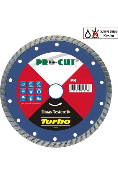 Procut Ab 180 Mm Turbo Kanallı Elmas Testere Procut Ab 180 Mm Turbo Kanallı Elmas Testere