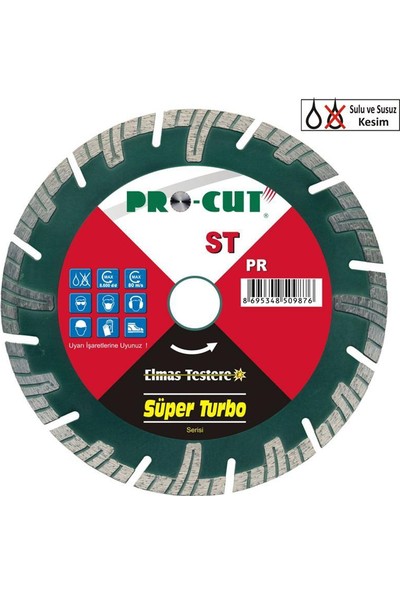 Procut St 115 Mm Süper Turbo Elmas Testere Procut St 115 Mm Süper Turbo Elmas Testere
