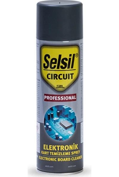 Selsil Elektronik Devre Kart Temizleyici 200 Ml Yağsız Selsil Elektronik Devre Kart Temizleyici 200 Ml Yağsız