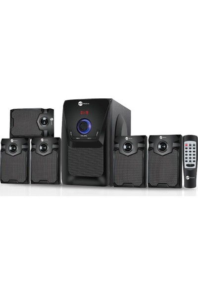 Tastech Bluetoothlu 5+1 Dijital Ekran Radyolu Usb Ses Sistemi