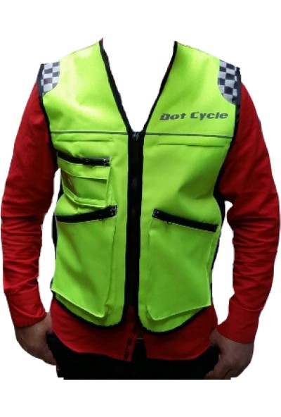 Dot Cycle Rüzgar Geçirmez Nefes Alan Kumaş Fosforlu Suya Dayanıklı Motosiklet Yelek Dot Cycle Rüzgar Geçirmez Nefes Alan Kumaş Fosforlu Suya Dayanıklı Motosiklet Yelek