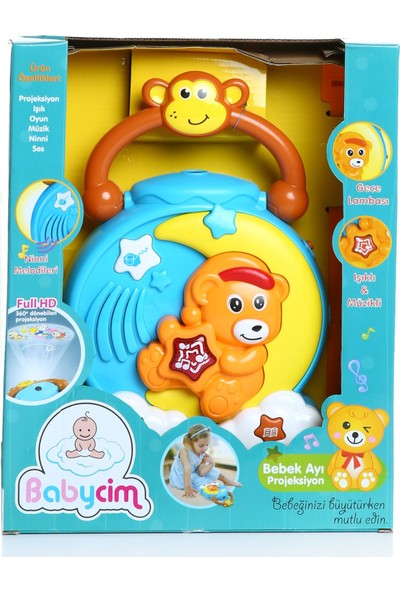 Babycim Melodili Ayıcık Projektör