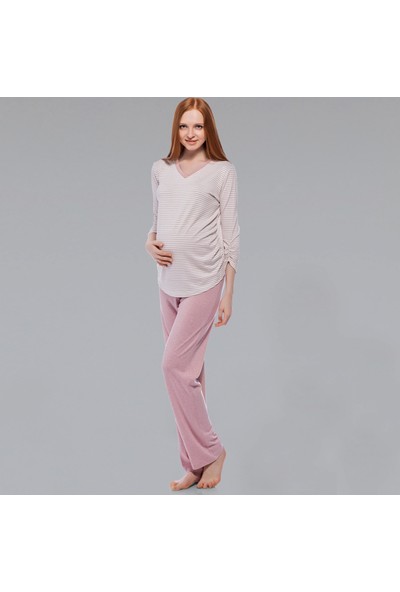 Catherine’S Maternity Çizgili Hamile Pijama Takım Catherine’S Maternity Çizgili Hamile Pijama Takım