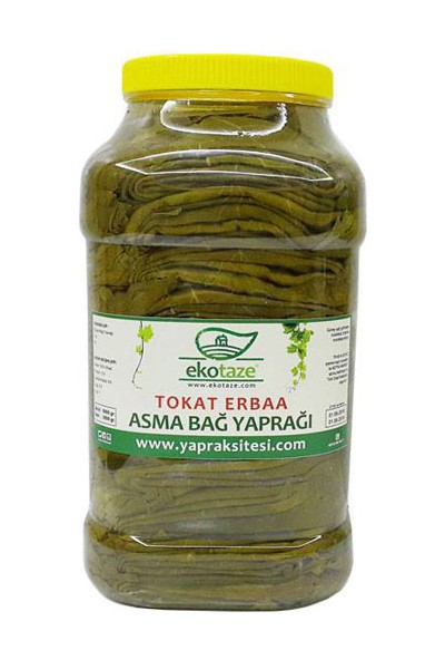 Ekotaze Tokat Erbaa Asma Bağ Yaprağı 5 Kg Ekotaze Tokat Erbaa Asma Bağ Yaprağı 5 Kg