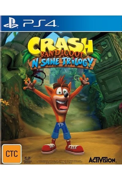 Crash Bandicoot N. Sane Trilogy PS4 Oyun Crash Bandicoot N. Sane Trilogy PS4 Oyun