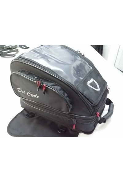 Dot Cycle Depo Üstü Suya Dayanıklı Mıknatıslı Askı Kayışlı Sırtta ve Elde Taşınabilir Motosiklet Çantası Dot Cycle Depo Üstü Suya Dayanıklı Mıknatıslı Askı Kayışlı Sırtta ve Elde Taşınabilir Motosiklet Çantası