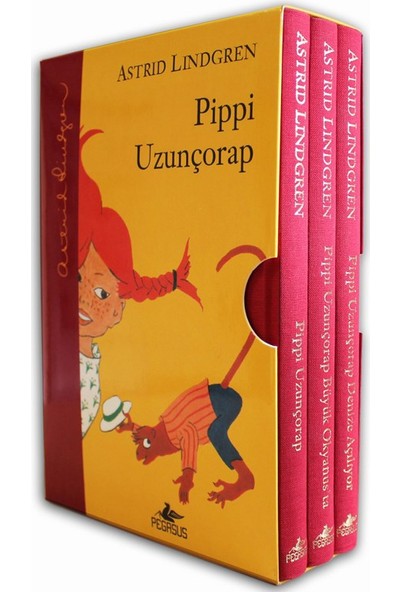Pippi Uzunçorap Serisi (Kutulu Özel Set Ciltli) - Astrid Lindgren