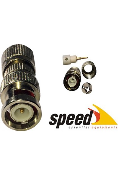 Speed Sp-Bn025 Bnc Güvenlik Kamera Konnektörü (25Li Paket