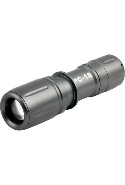 Polıce Pc-18 Pilli El Feneri (Cree Led + Zoom)