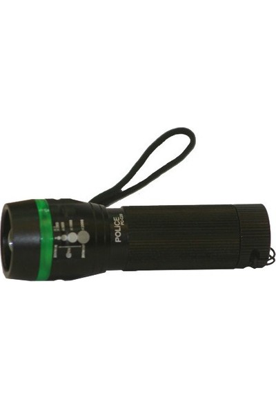 Police Pc-C30 Cree Led+Zoom El Feneri