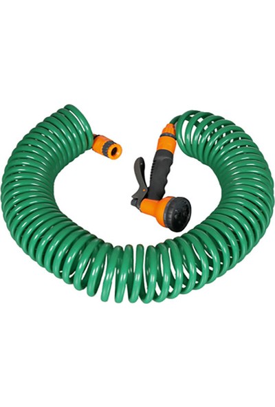 Spring Garden Spiral Bahçe Sulama Hortum Seti 7,5 Mt Spring Garden Spiral Bahçe Sulama Hortum Seti 7,5 Mt
