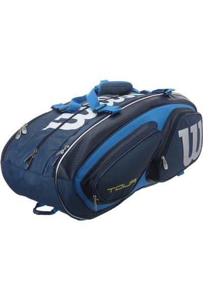Wilson Tenis Çantası Tour V 15 Pack Mavi ( WRZ843615 )