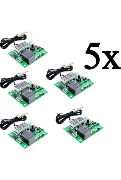 Weather Forecast 5 Adet Dijital Termostat 12v Akvaryum Kuluçka Buzdolabı thr205-5 Weather Forecast 5 Adet Dijital Termostat 12v Akvaryum Kuluçka Buzdolabı thr205-5