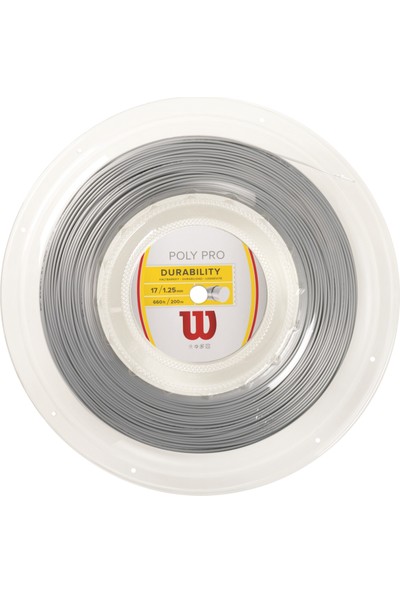 Wilson Luxilon Kordaj Poly Pro 17 Reel Silver ( WRZ904700 ) Wilson Luxilon Kordaj Poly Pro 17 Reel Silver ( WRZ904700 )