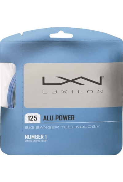 Luxilon Kordaj Alu Power 125 String İce Blue ( WRZ995100BL ) Luxilon Kordaj Alu Power 125 String İce Blue ( WRZ995100BL )