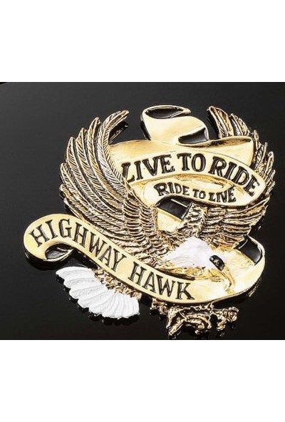 Hıghway Hawk 01-561 Amblem Lıve To Rıde Büyük Hıghway Hawk 01-561 Amblem Lıve To Rıde Büyük