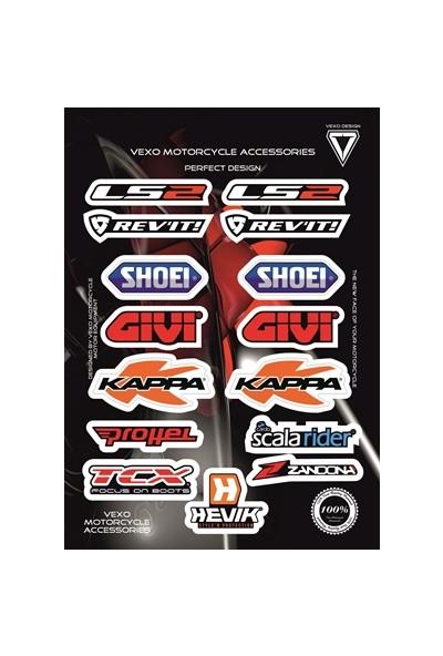 Vexo X26 Marka Stıcker Set